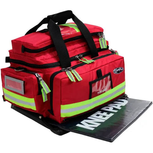 Kemp USA Premium Large Professional Trauma Bag, Red