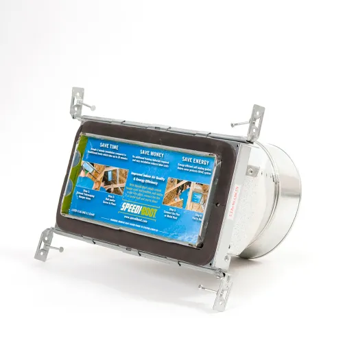 Speedi-Boot Straight Register Vent Boot w/ Adj. Hangers 4" X 10" X 4"