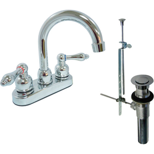 Dominion Faucets Lavatory Faucet w/ Pop Up & High Arc Spout, 1.2 GPM ...