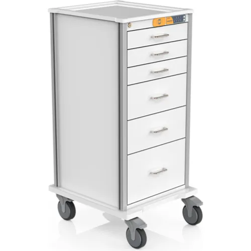 Everhutch® Procedure Phlebotomy Stat Cart w/ 6 Drawers, 23"L x 26-1/4"W ...