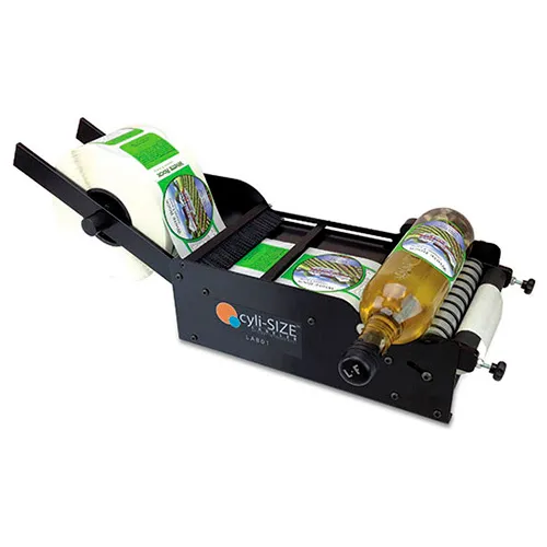 Start International Manual Bottle Label Applicator for Cylindrical ...