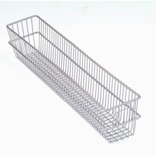 Nexel® Additional Chrome Catheter Basket, 22"W x 4"L x 4"H