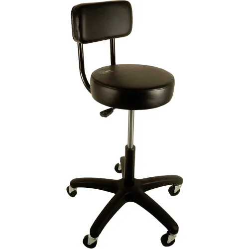 Shopsol™ Multi Purpose Stool w/ Backrest & Seat Height Adjustment ...