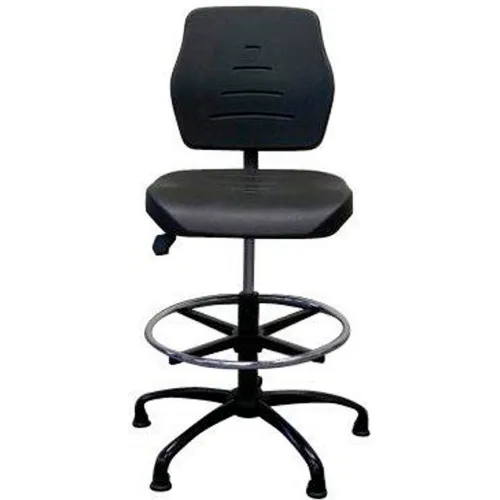 ShopSol™ Production Workbench Chair, Polyurethane, Black
