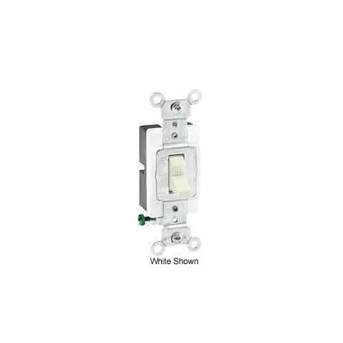 Leviton 1221-St 20a, 120/277v, Single-Pole Ac Quiet Switch, Grounding ...