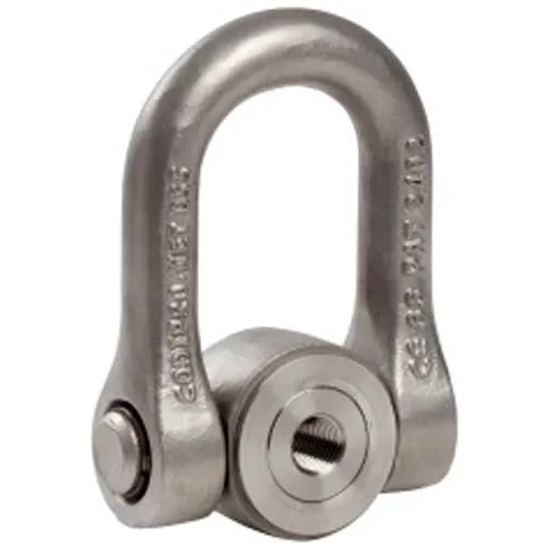 Stainless Steel Female Double Swivel Shackle - UNC 1-1/4" - 7
