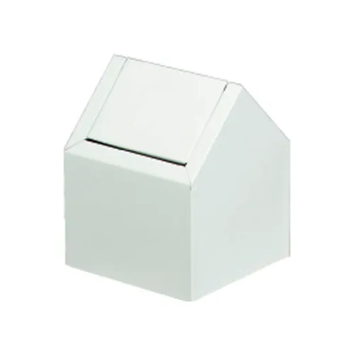 Hospeco Double Entry Swing Top Sanitary Napkin Metal Floor Receptacle ...