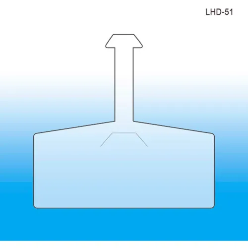 Econo Tag Extra Wide Upc/Label Holder, 1-1/4" X 3-3/8" - Pkg Qty 100