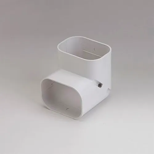 Slimduct® 100 90° Vertical Elbow, 4-5/8"L x 4-1/4"W x 4-5/8"H, White