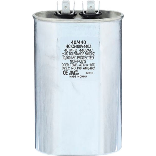 Tradepro® Run Capacitor, 40 MFD, 440V, Oval