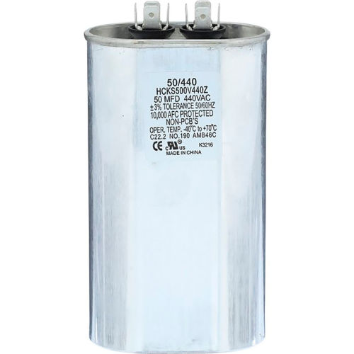 Tradepro® Run Capacitor, 50 MFD, 440V, Oval