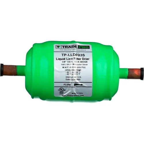 Tradepro® Filter Drier Liquid Line, 3/8" ODS, 8CI Sweat