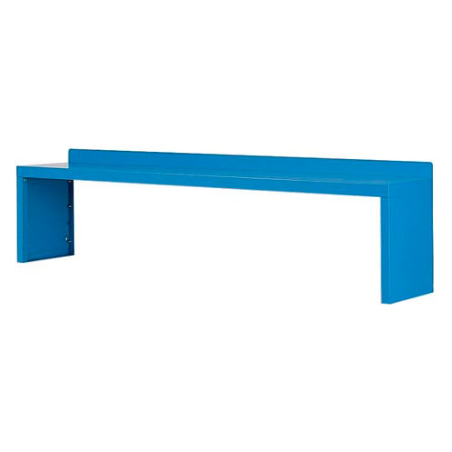 Lista Stationary Riser Shelf, 60"W x 10-1/2"D, Blue