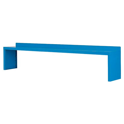Lista Stationary Riser Shelf, 72"W x 10-1/2"D, Blue
