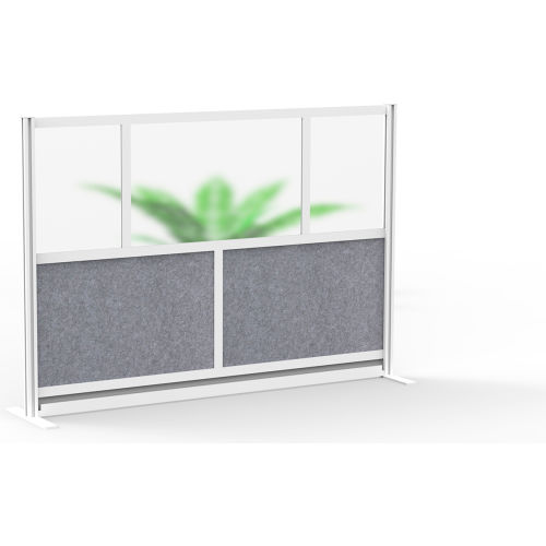 Luxor Modular Room Divider Wall System, 70" x 48", Starter Wall