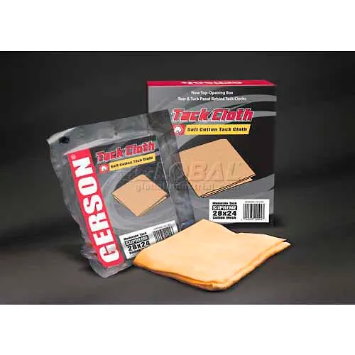 Gerson® Gold Supreme Tack Cloth 28" x 24" Gold, 12 Cloths/Box, 12 Boxes ...
