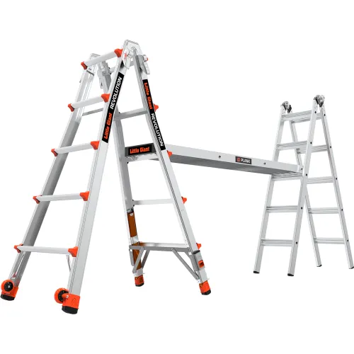 Little Giant Revolution 2.0 Articulated Extendable Ladder w/ Ratchet ...