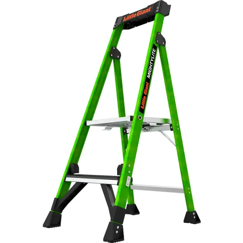 Little Giant® MightyLite™ Step Ladder w/ Ground Cue, 4' Type IAA, 2 ...