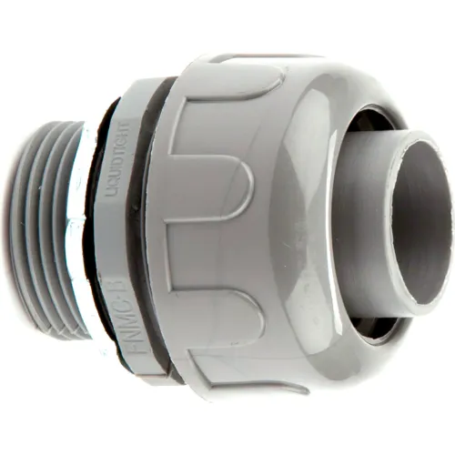 L.H.Dottie® Straight PVC Liquid Tight Connector, 1", 5 Pack