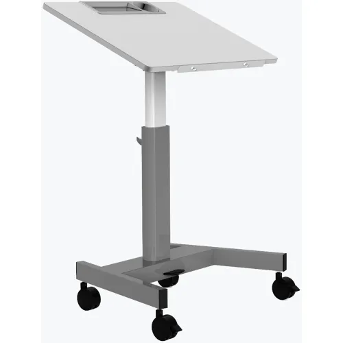 Luxor Pneumatic Adjustable Height Flip Top Student Desk/Nesting Desk