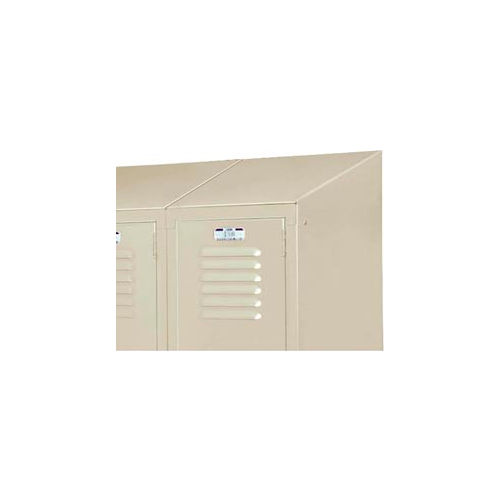 Lyon Three-Wide Slope Top Kit PP5831 For Lyon Lockers - 12"Wx15"D - Putty