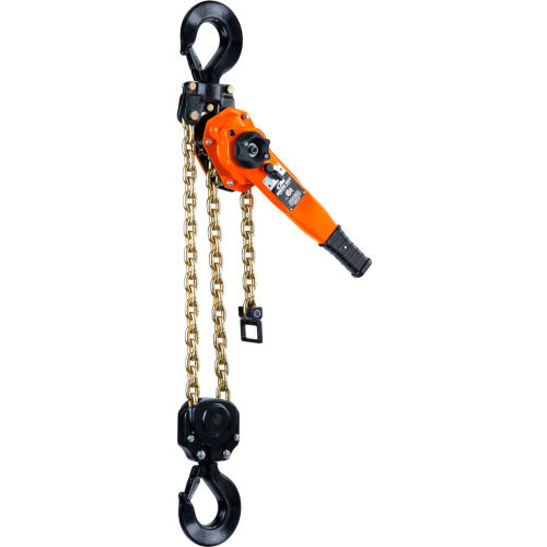 CM Series 653 Ratchet Chain Lever Hoist, 6T Capacity, 5' Lift