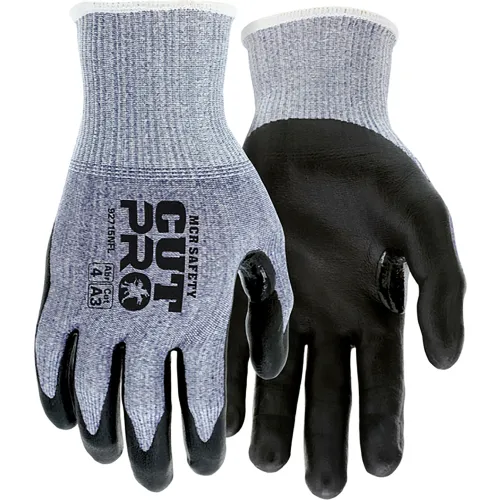 MCR Safety Cut Pro Gloves, Nitrile Palm/Fingers, Cut A3, Abrasion 4 ...