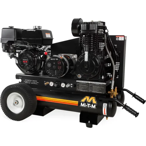 Mi-T-M® Portable Air Compressor/Generator Combo, 8 Gal. Cap., 420cc Mi ...