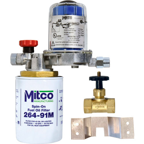 Mitco P131-54M Smart-Flo+ Oil De-Aerator, 1/4"NPT, 2 Floats, UL listed ...