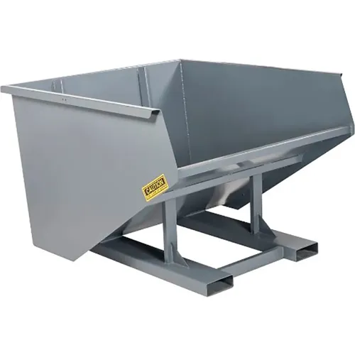 Wright® Heavy Duty Quick Attach Hopper, 2 Cu. Yd., 4000 lb. Capacity, Gray