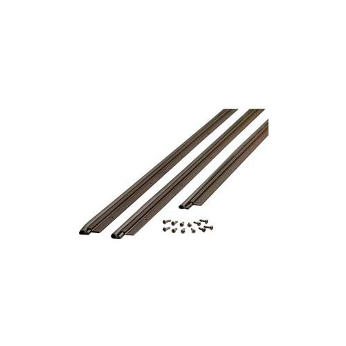 M-D Flat Profile Door Jamb Weatherstrip Kit, 01677, Bronze, 36" x 84"