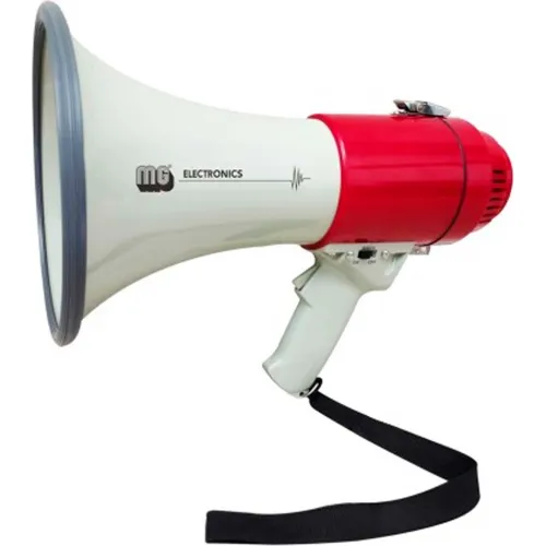 MG Electronics 25-Watt Megaphone with Siren Alert