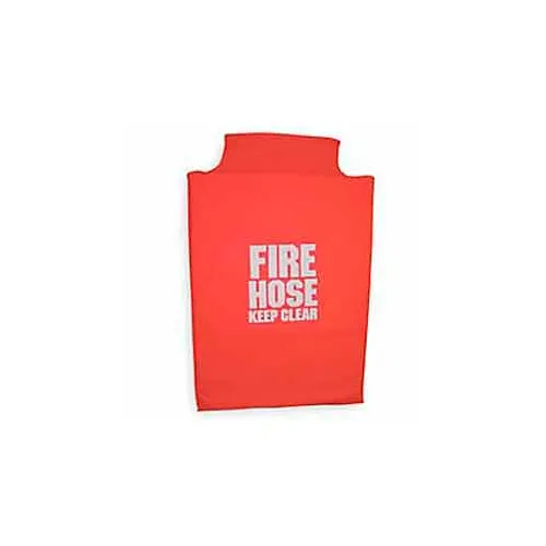 Fire Hose Hump Rack Cover - 24 In. X 25 In. X 6 In. - Red Vinyl - For ...