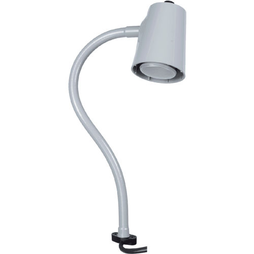 Moffatt 24" Long Flexible Arm, 5 Watt LED Task Lamp w/ 2" Screw Down ...