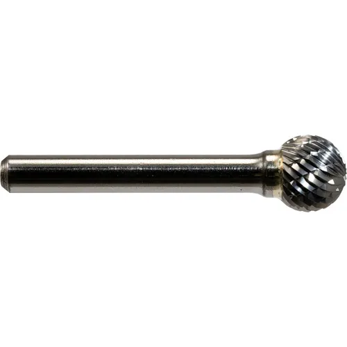 Global Industrial Ball Shaped Bur, Double Cut, 1-1/2 "L x 1/8" Shank ...