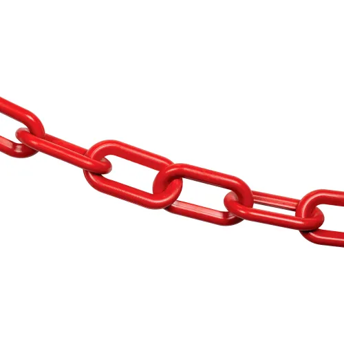 Mr. Chain® EarthMade™ Biodegradable Plastic Safety Chain, 2" x 50'L Red