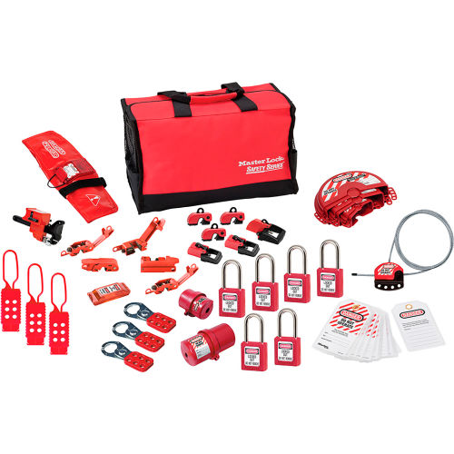 Master Lock® Lockout Case, Premier Valve & Electrical Assortment, 6 ...