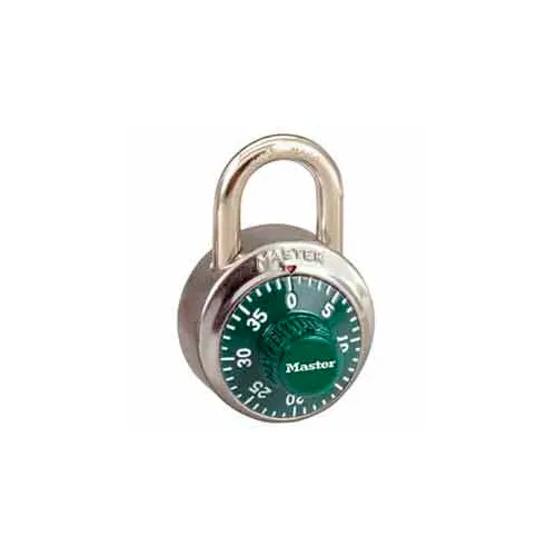 Master Lock® No. 1502GRN General Security Combo Padlock - Green Dial