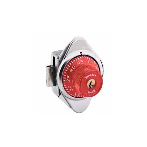 Master Lock® No. 1630MDRED Built-In Combination Lock Red Metal Dial ...