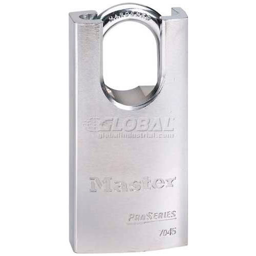 Master Lock® No. 7045KA High Security Steel Shrouded Padlocks - Pkg Qty 24
