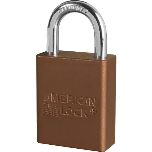 Master Lock® A1105 Aluminum Safety Padlock, 1-1/2"W, 1"Tall Shackle ...