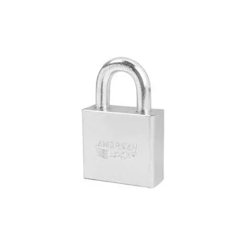 American Lock® No. A50HS Non-Rekeyable Solid Steel Padlock With ...