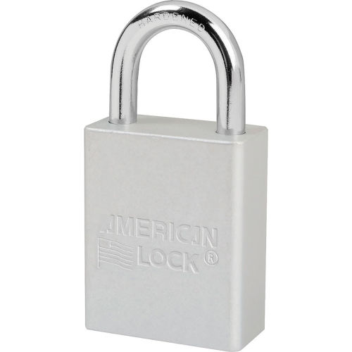 Master Lock® S1105 Aluminum Safety Padlock, 1-1/2"W, 1"Tall Shackle ...