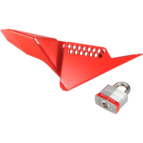 Master Lock® S3477 Steel Ball Valve Lockout Device (1-1/4" - 3" valves)