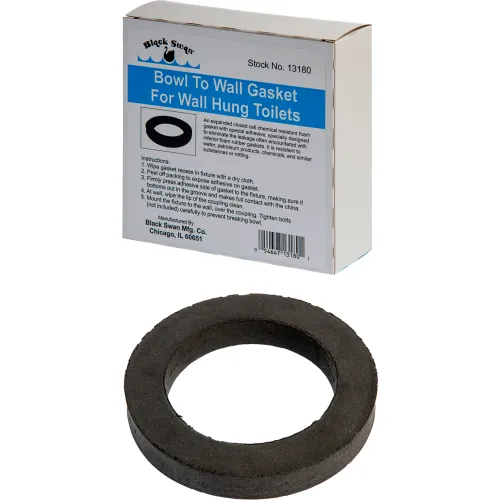 Black Swan Bowl To Wall Gasket Kit Wall Hung Closet Pkg Qty 6