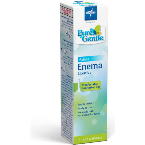 Medline Pure & Gentle Disposable Sodium Phosphate Enemas, Packaged ...