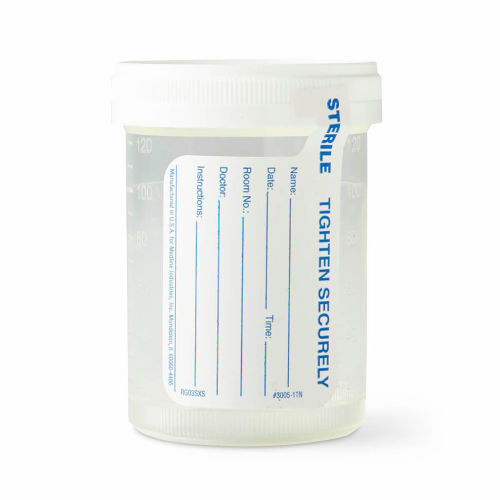 Medline Pneumatic Tube System Specimen Container, Sterile Fluid Path, 4 ...