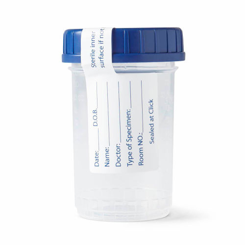 Medline Click-N-lose Pneumatic Tube Specimen Container w/ Tamper ...