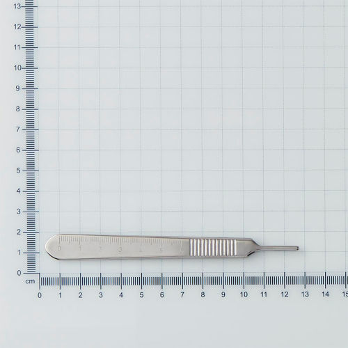 Medline Knife Handle, Stainless Steel, 5"L, Silver