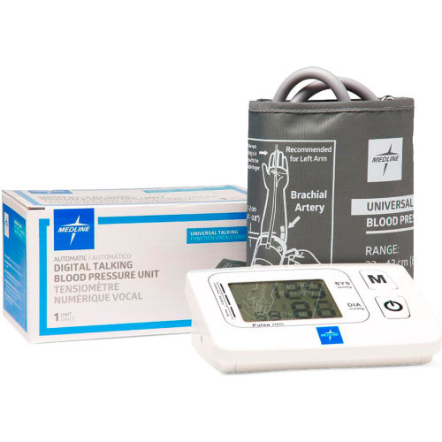 Medline Automatic Digital Blood Pressure Unit w/ Universal-Sized Cuff ...